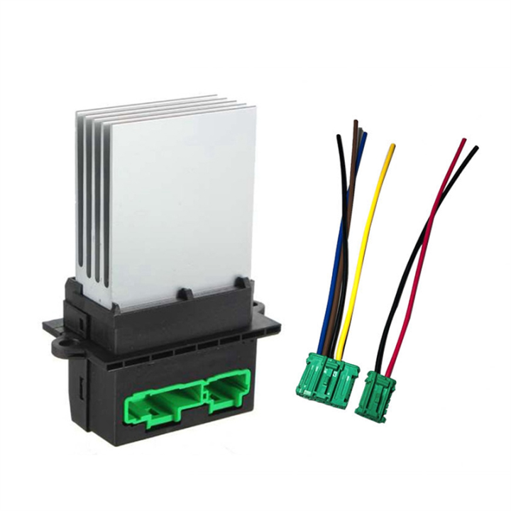 Blower Motor Heater Fan Resistor+Connector/Wire Blower Resistance Car ...