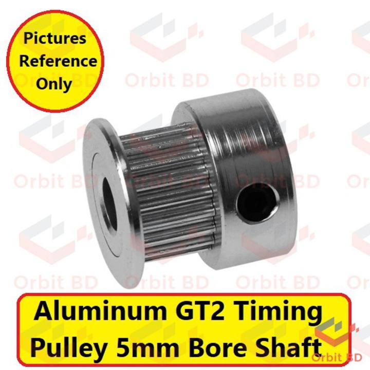 5mm Pully Aluminum GT2 Timing Pulley 5mm Bore Shaft For CNC & 3D ...