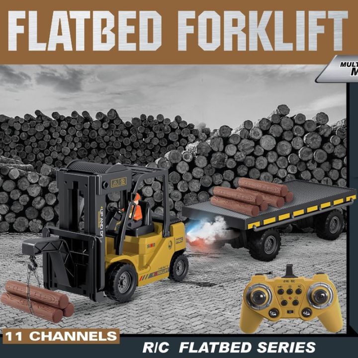 GC Remote Control Forklift With Carrier Slab RC Construction ...