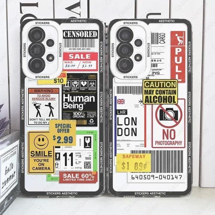 Sticker Box 3 Label Aesthetics A52 A34 A53 S23 Ul S21 F0 Plusaxy S2 ...