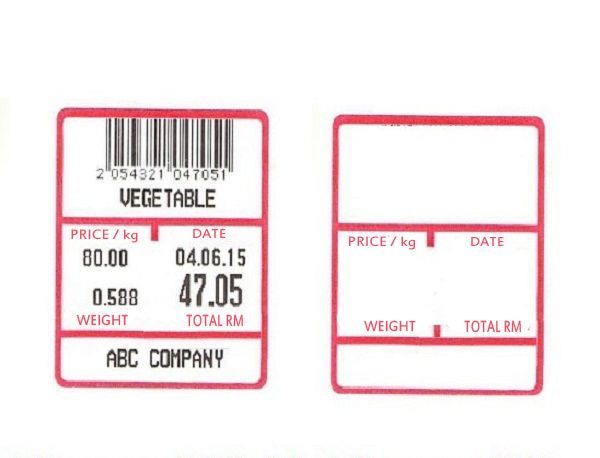 Digital Weight Scale Sticker | Price tag Labels sticker | Date tag ...