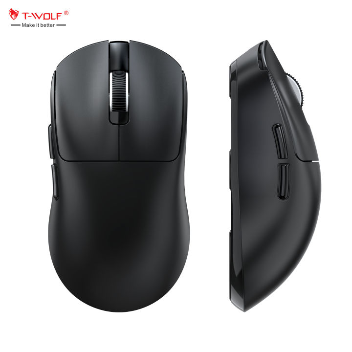 T-WOLF X9 Tri-mode Lightweight Wireless Gaming Mouse With Grip Tape ...