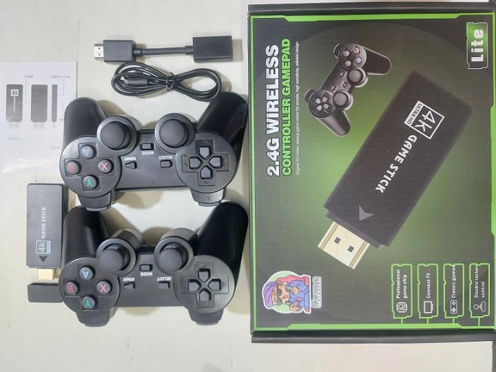 Lite 4k Ultra HD Wireless TV Game Stick 64GB Memory 10000 Game | Daraz ...