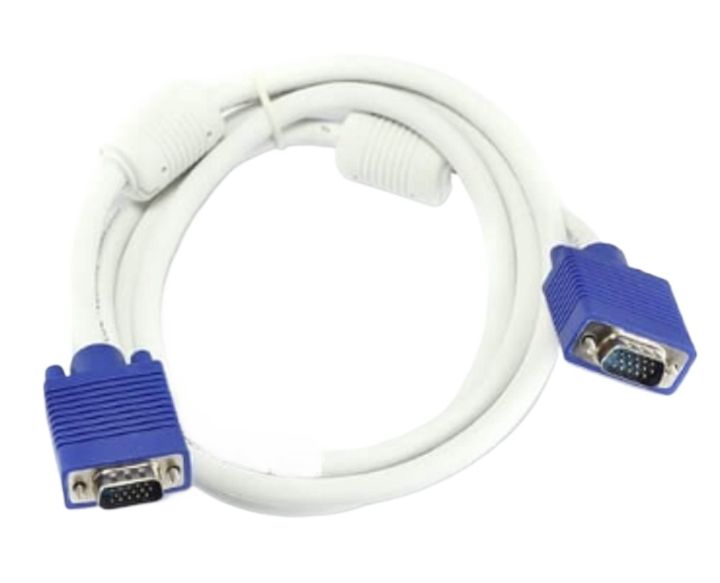 High quality VGA to VGA Cable 3 Meter White | Daraz.com.bd