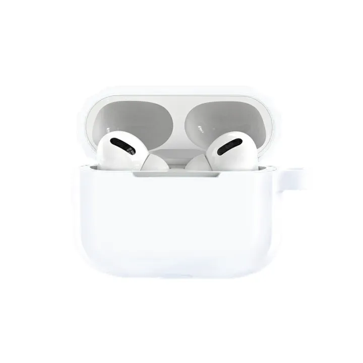 Bluetooth Earphone Soft Silicone Case For AirPods Pro (Translucent ...
