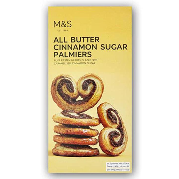 MandS All Butter Cinnamon Sugar Palmiers-100gm | Daraz.com.bd