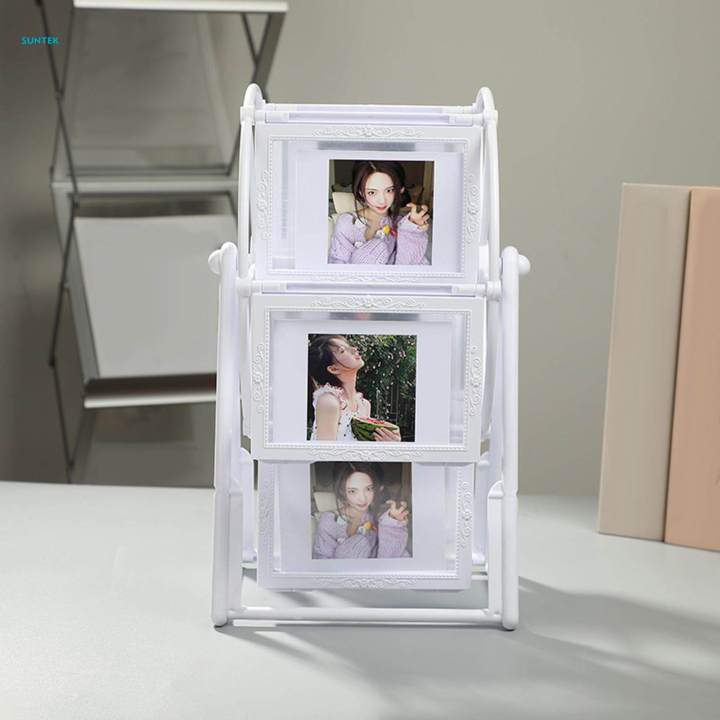 Rotating Wheel Picture Frame Novelty Table Decoration Photo Frame ...