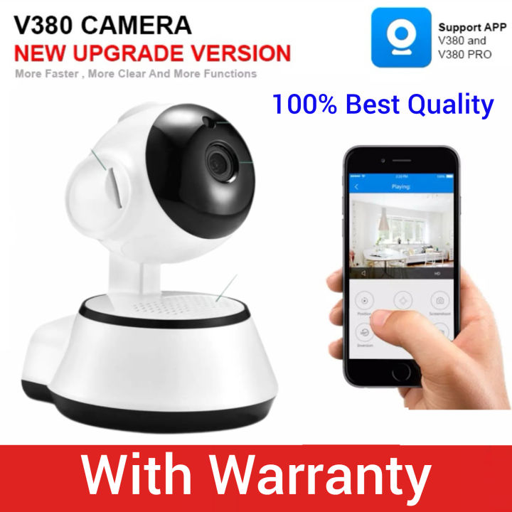 V380 PRO WIFI IP Camera 360 Degree CCTV Wireless IP Camera With Night ...