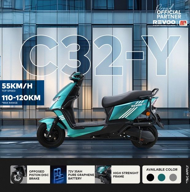 Revoo C32Y Electric Scooter | Daraz.com.bd