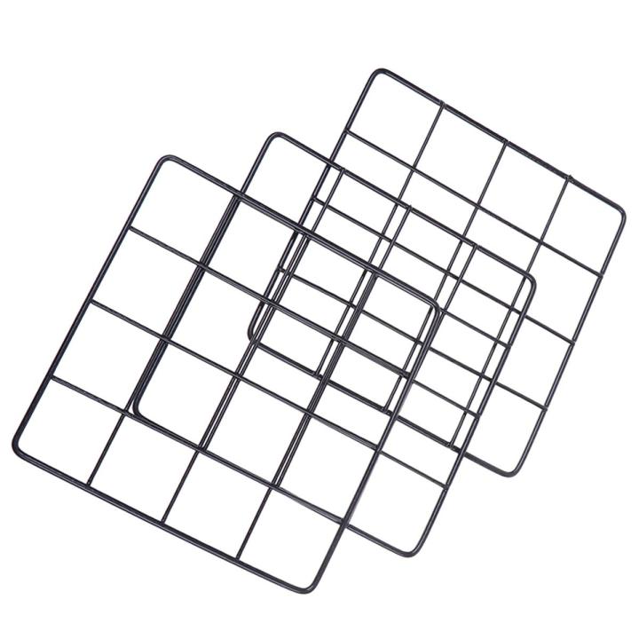 Grid DIY Wall Photos Postcards Wall Art Display Mesh Organizer Pictures ...