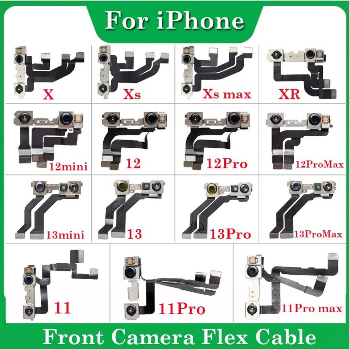 1Pcs Front Camera Flex Cable Repair Parts For iPhone X XR XS MAX 11 12 ...