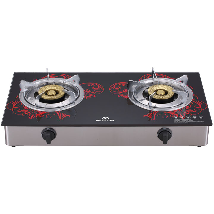 Marcel Gas Stove Double Burner MGS-GDC10 (LPG/NG) | Daraz.com.bd