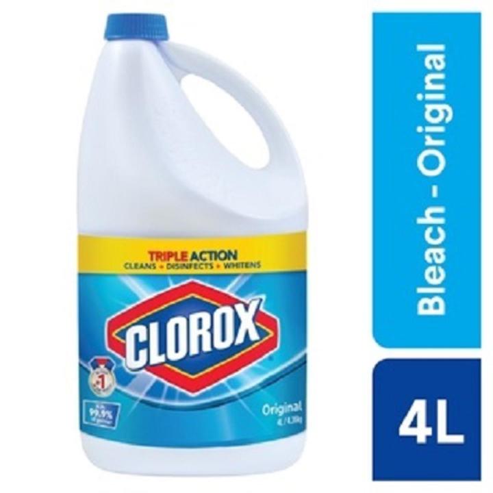 Clorox Liquid Bleach - cleans & disinfects - 4 Ltr | Daraz.com.bd