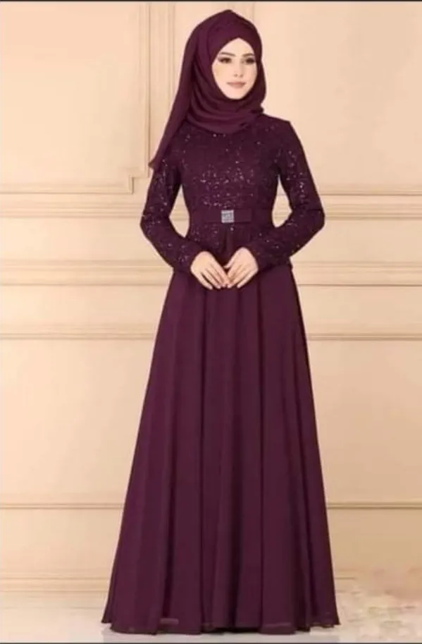 Dubai Cherry Sequence Short koti Borka For Muslim Women NRZone | Daraz ...