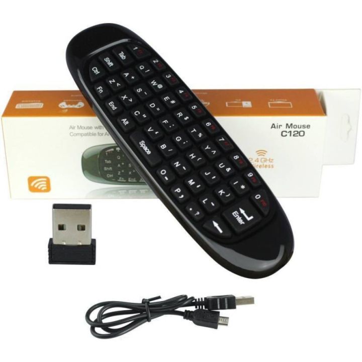 C120 Fly Air Mouse With Keyboard Rechargeable | Daraz.com.bd
