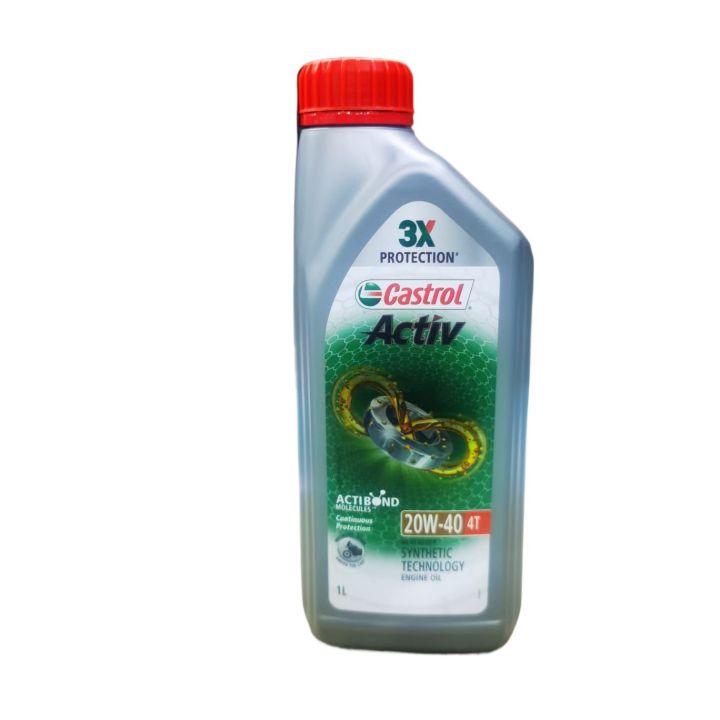 Castrol Activ 3X Protection Synthetic Technology Engine Oil 20W 40 (1 ...