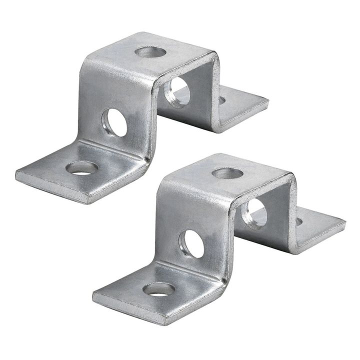 2X 5 Hole U Shaped Strut Connector Bracket for All 1-5/8Inch Strut ...