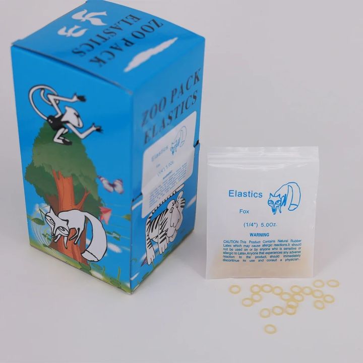 5000Pcs/Box Dental Rubber Bands Orthodontic Ligation O-Ring ...