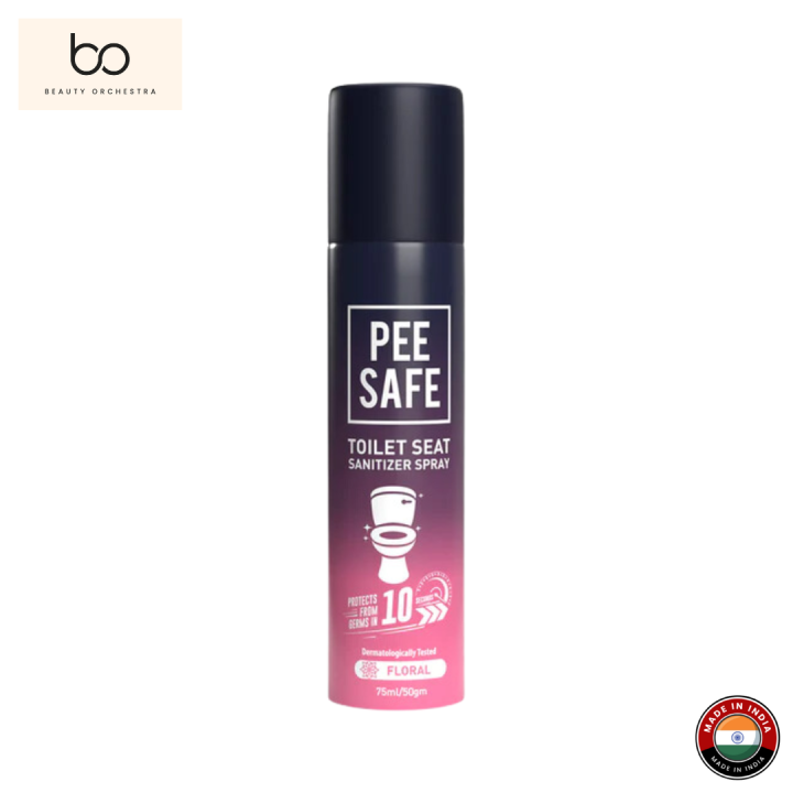 Pee Safe Toilet Seat Sanitizer Spray (Floral) - 75 ml | Daraz.com.bd