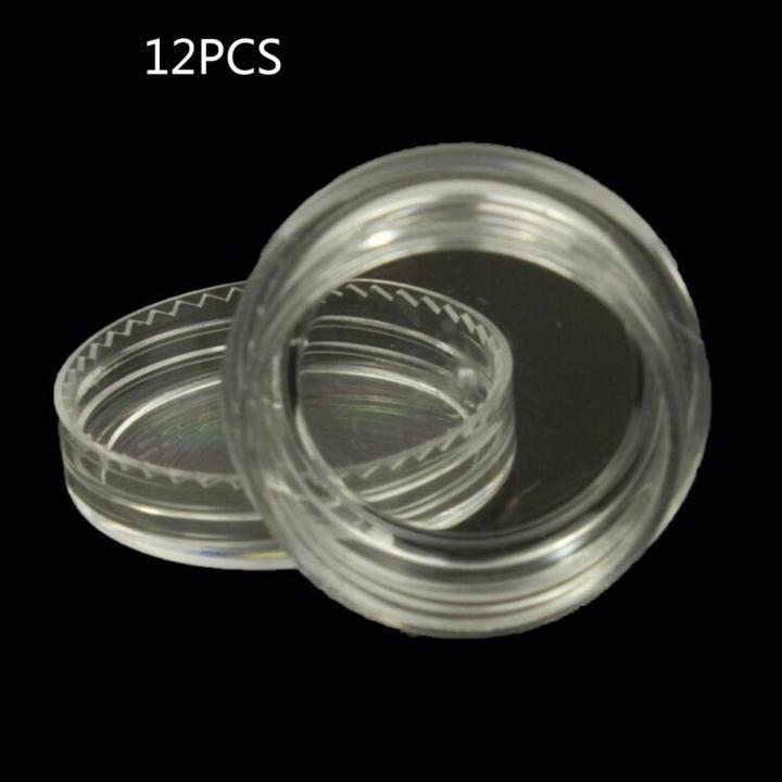 【3C VictoryEagle】MA 12PCS Small Empty Clear Plastic Sample Travel Jar ...