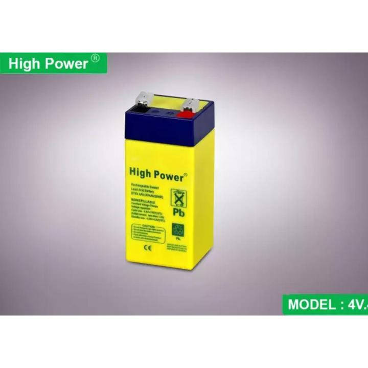 4 Volt 4.5Ah Battery (Rechargeable Lead-Acid Battery) | Daraz.com.bd