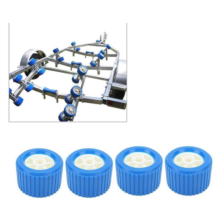 12PCS Boat Trailer Ribbed Wobble Rollers, Trailer Roller Boat Ramp ...