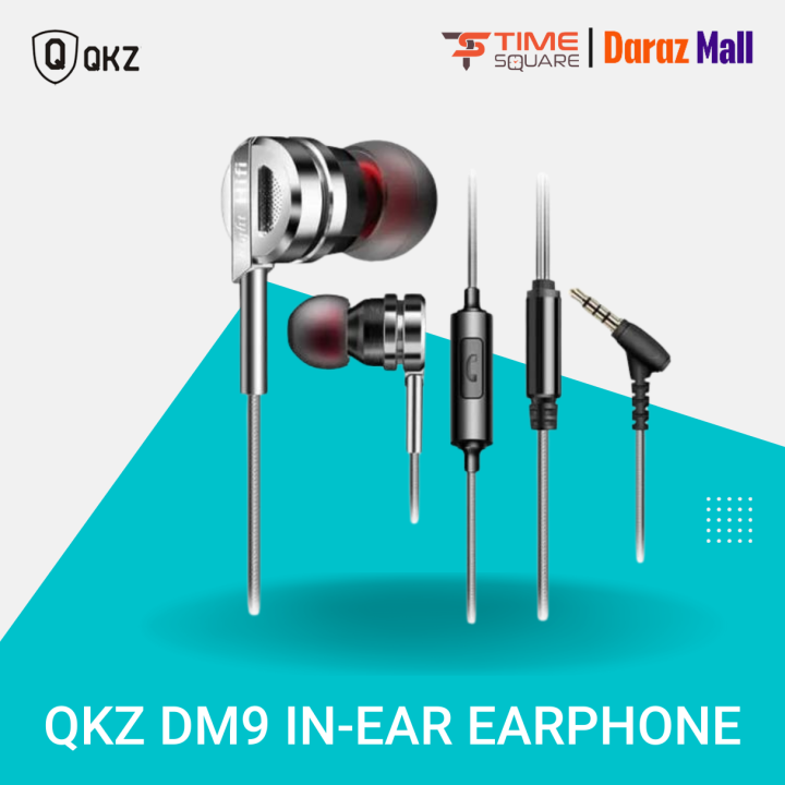 QKZ DM9 ZINC ALLOY HIFI METAL EARPHONE | Daraz.com.bd
