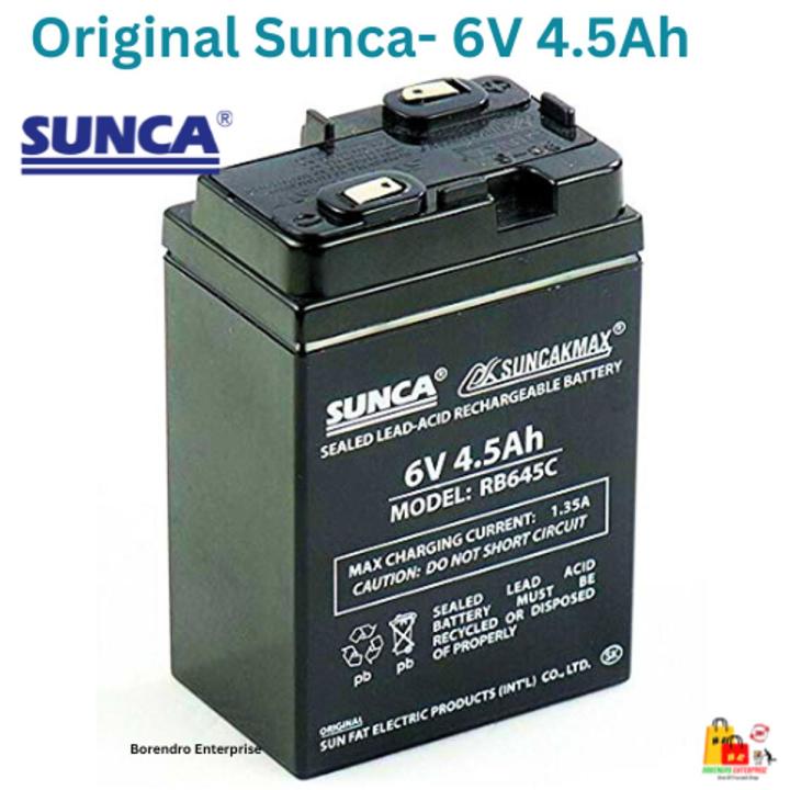 Sunca 6V 4.5Ah Battery / Sunca 6V 4.5Ah Sealed Lead-Acid Rechargeable ...