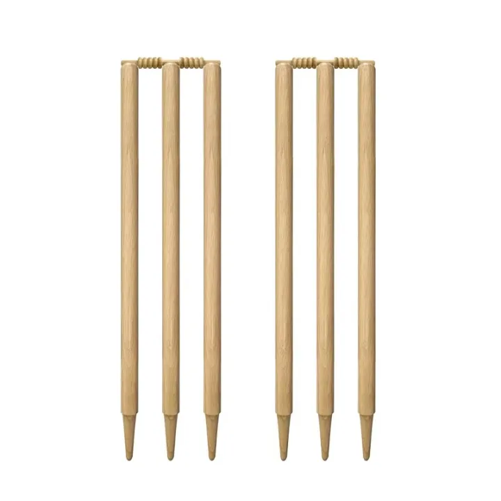Cricket Wooden Wickets Stumps Six Mehegni Wood Stamp (2 Set) 6 pcs With ...