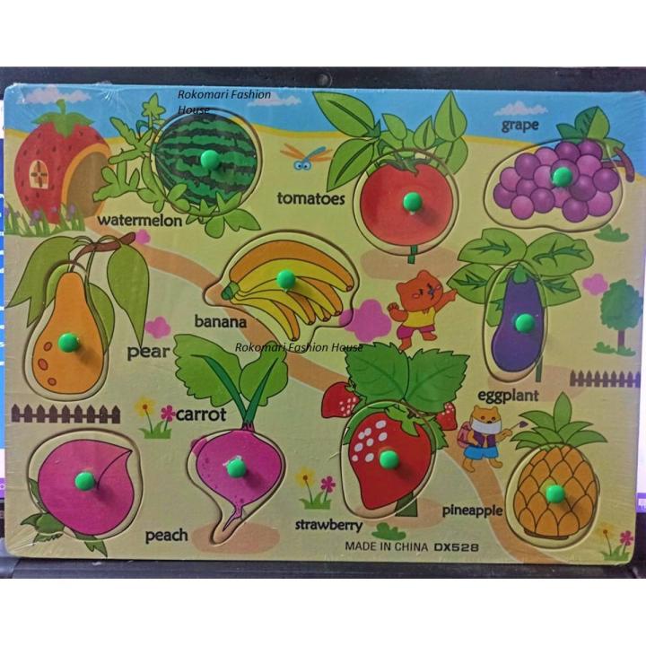 Exclusive Wooden Education Horse Puzzle For Kids - Multicolor - Rubiks ...