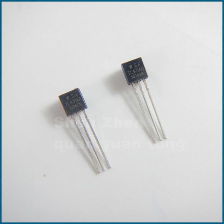 10Pcs- TL431 Transistor TL431 Regulator TO-92 3 Pin Leads Programmable ...