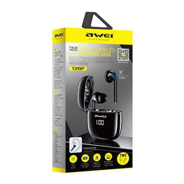 AWEI TWS T28P True Wireless Earbuds Bluetooth 5 | Daraz.com.bd