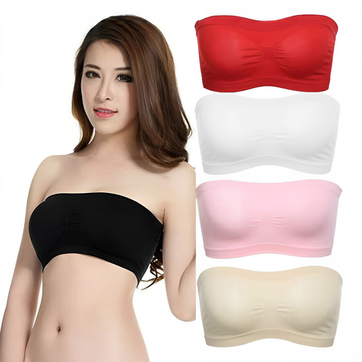 Soft and Comfortable Daily Use Strapless Tube Bra for Women | Daraz.com.bd