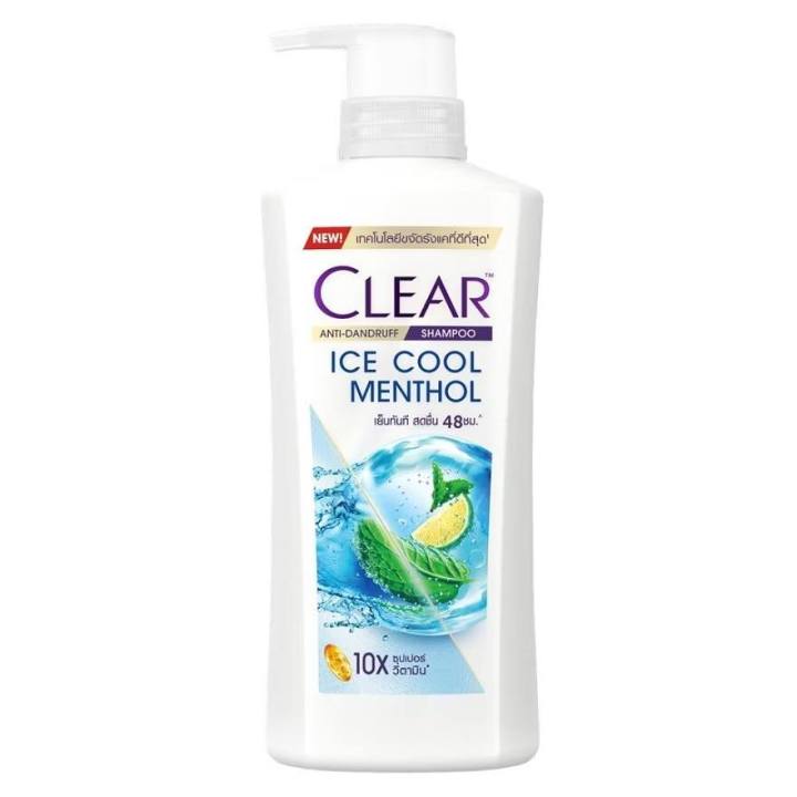 Clear Shampoo Anti-Dandruff Ice Cool Menthol 370 Ml. | Daraz.com.bd