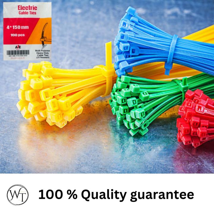 6 inch long 4*150mm Electric cable ties Multi Purpose Heavy Duty Cable ...