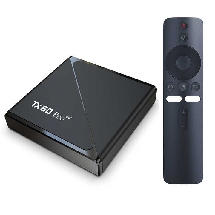 TX60 Pro 14K Ultra HD Smart Android TV Box with Voice Control Remote ...