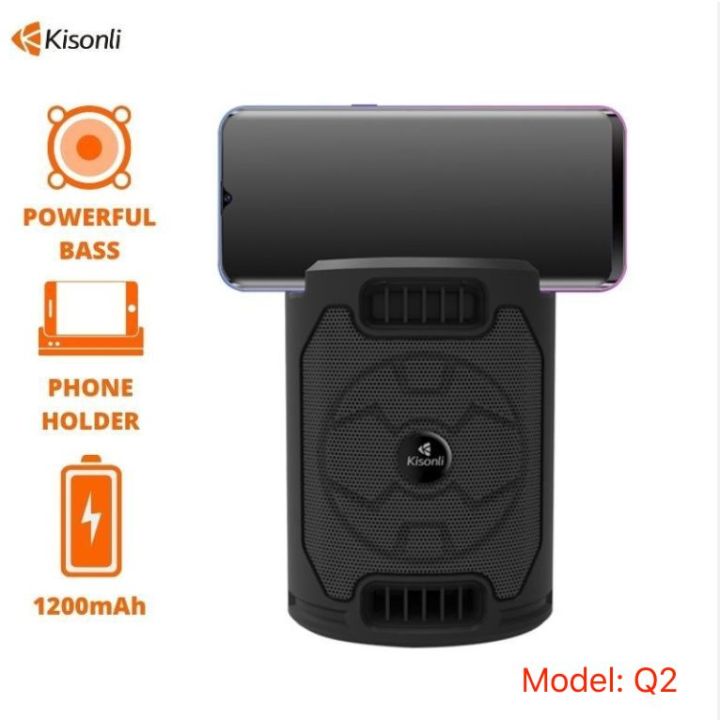 Kisonli Q2 Mini USB/AUX Portable Wireless Computer TWS Bluetooth ...