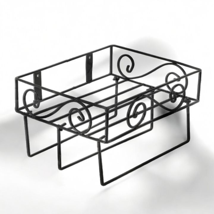 Versatile Black Metal Wall Mounted Quran Stand and Jaynamaz Shelf ...