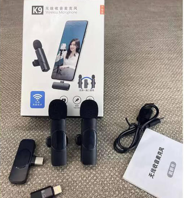 K9 Wireless Dual Microphone for Type C | Daraz.com.bd