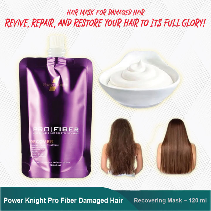 Power Knight Pro Fiber Damaged Hair Recovering Mask 120 ml | Daraz.com.bd