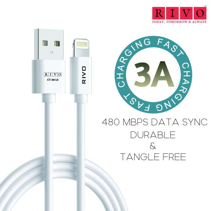 Rivo CT-101 LS 3A-USB to Lightning Cable | Daraz.com.bd