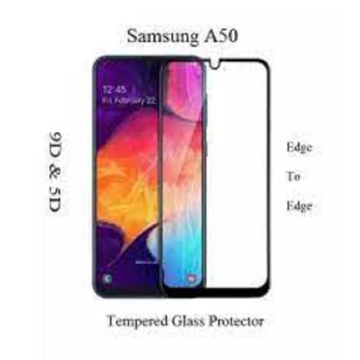 Galaxy A50 11D Tempered Glass Full HD Hardness Screen Protector | Daraz ...