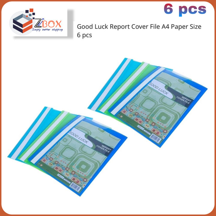 Good Luck Report Cover File A4 Paper Size 6 pcs | Daraz.com.bd