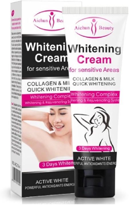 Aichun Beauty Armpit Whitening Cream Body Underarm Legs and Knees ...