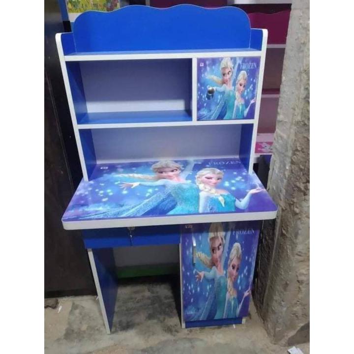 Frozen Carton Wooden Reading Table with Chair for Kids | Daraz.com.bd