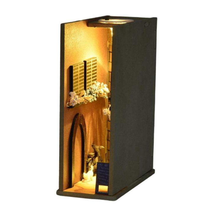 Bookends Nook Book Shelf Ends Wooden Diagon Alley Book Nook Kit With ...