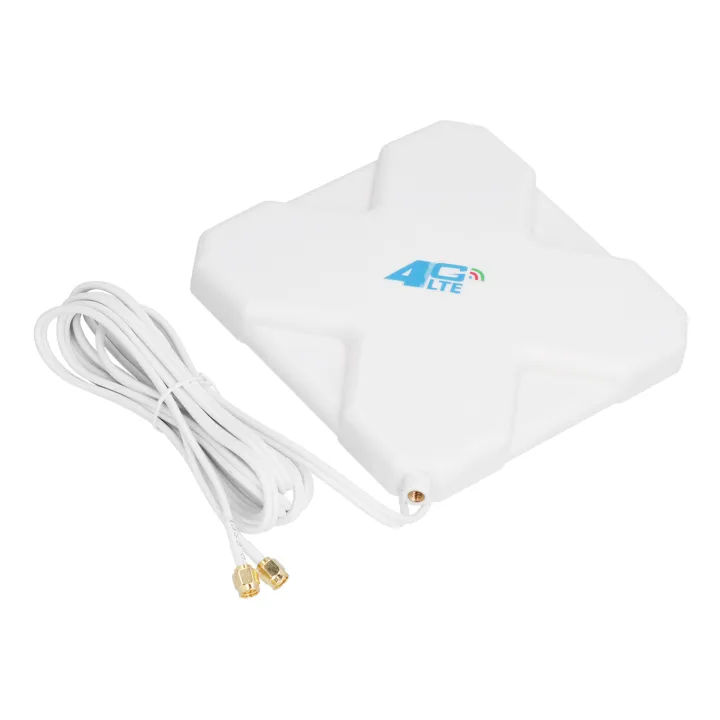 4G LTE Antenna SMA Dual Head Indoor and Outdoor Waterproof 35DBi High ...
