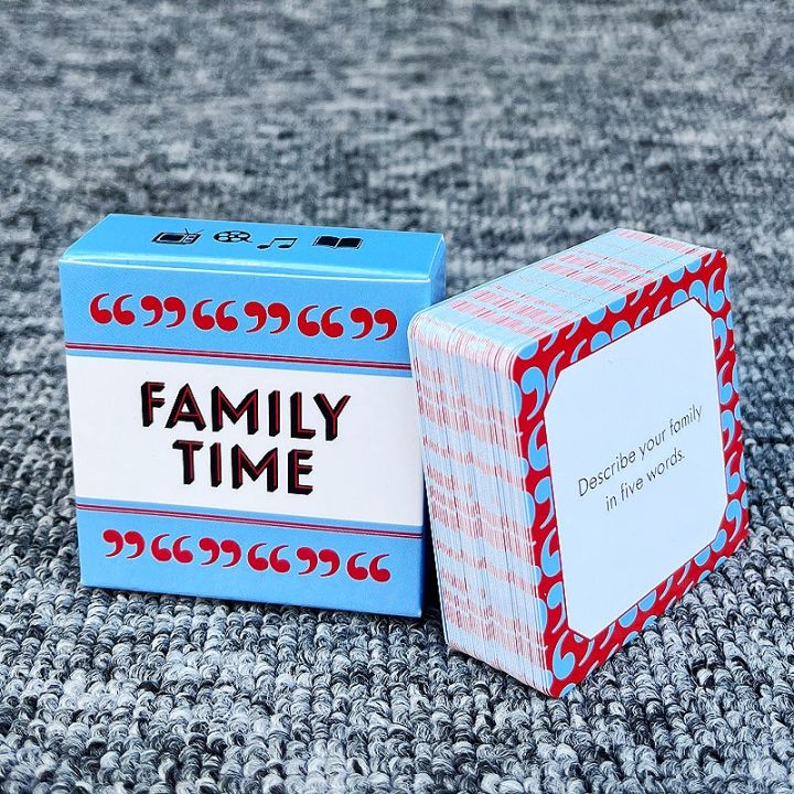 Table Card Game for Family Gatherings 50 Conversation Cards After ...