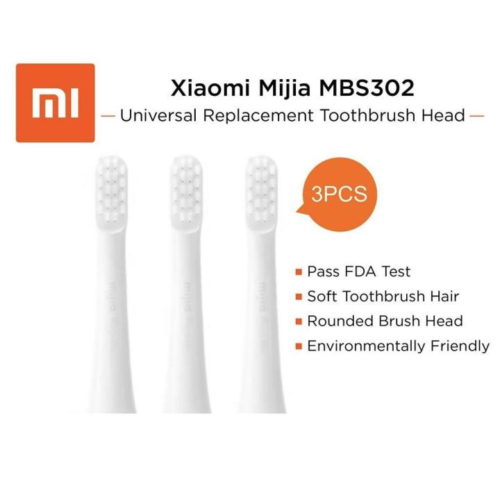 Xiaomi_Mijia Universal Replacement Toothbrush head For T100 Sonic Electric Toothbrush (3PCS ...