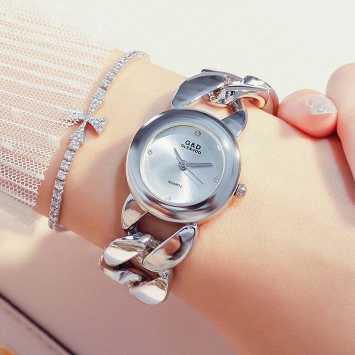 G D Women Relogio Fashion Designer Quartz Lady Watch Bracelet ...